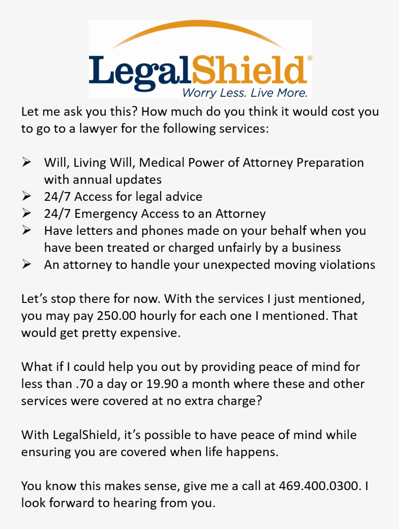 Legalshield Just Makes Sense Family Protection, Identity - Legal Shield ...