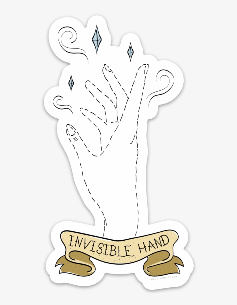 Invisible Hand Sticker - Illustration PNG Image | Transparent PNG Free ...