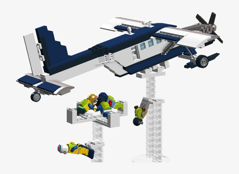 Skydiving - Lego Skydiving Plane PNG Image | Transparent PNG Free ...