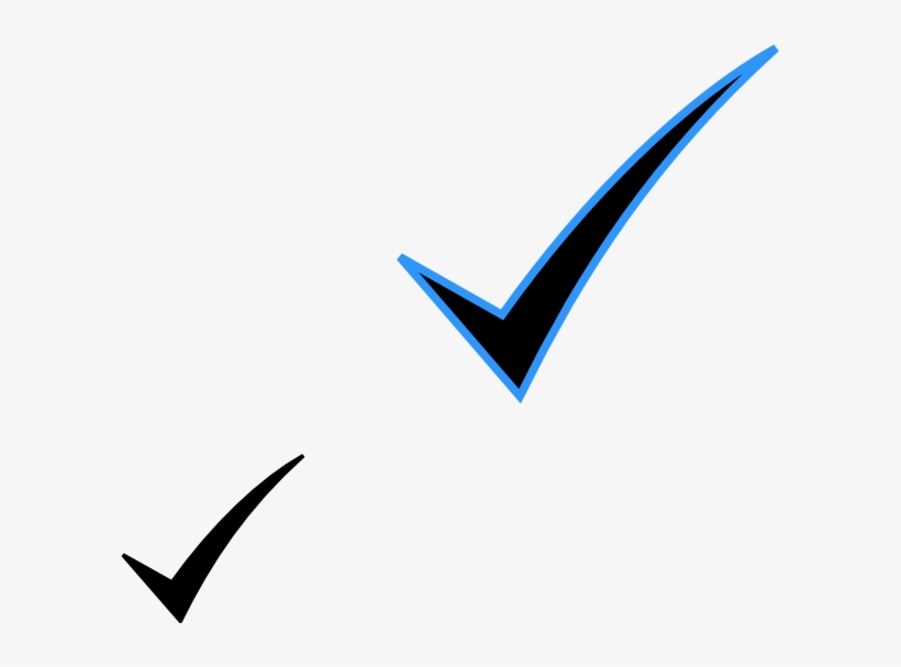 Powerpoint Check Mark Symbol Black Check Mark Symbol PNG Image