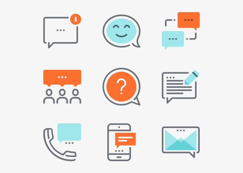 Message Bubbles - Icon PNG Image | Transparent PNG Free Download on SeekPNG