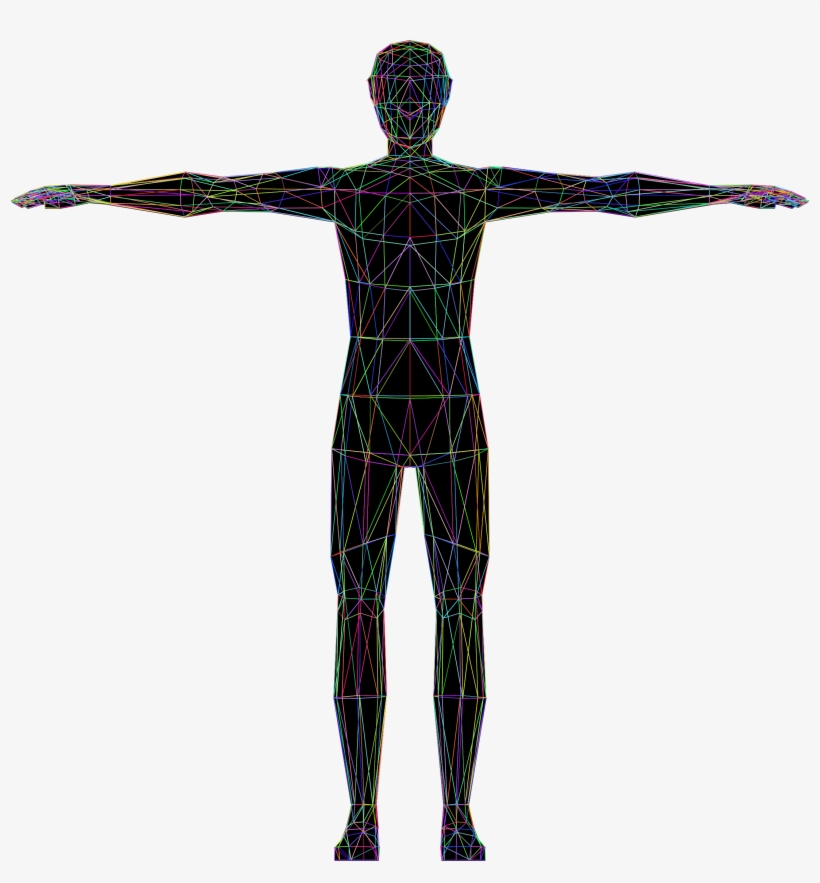 Download This Free Icons Png Design Of Prismatic Low Poly Human ...