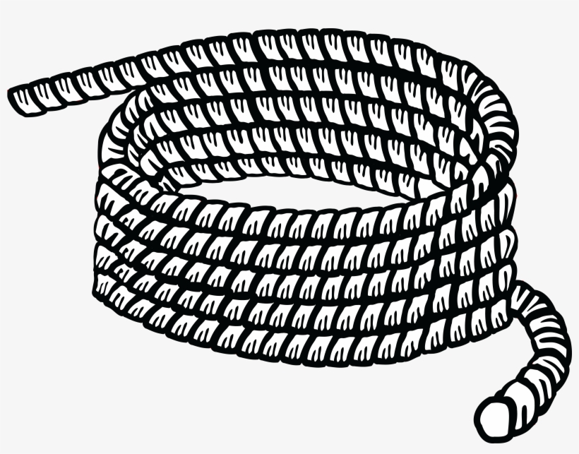 Download , , - Clip Art Black And White Rope | Transparent PNG Download ...