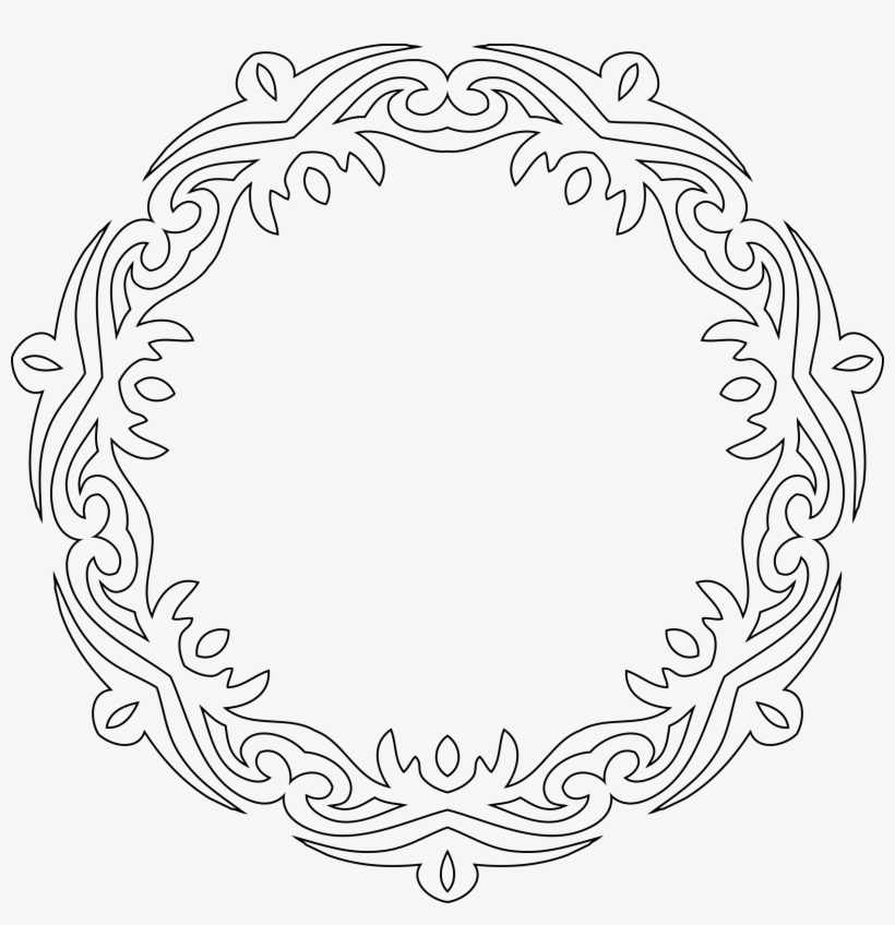This Free Icons Png Design Of Decorative Line Art Frame PNG Image ...