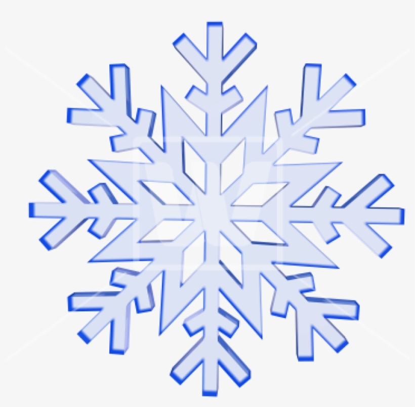 Blue Snowflakes Clipart