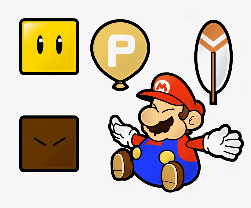 Super Paper Mario World - Super Mario World Fat PNG Image | Transparent ...