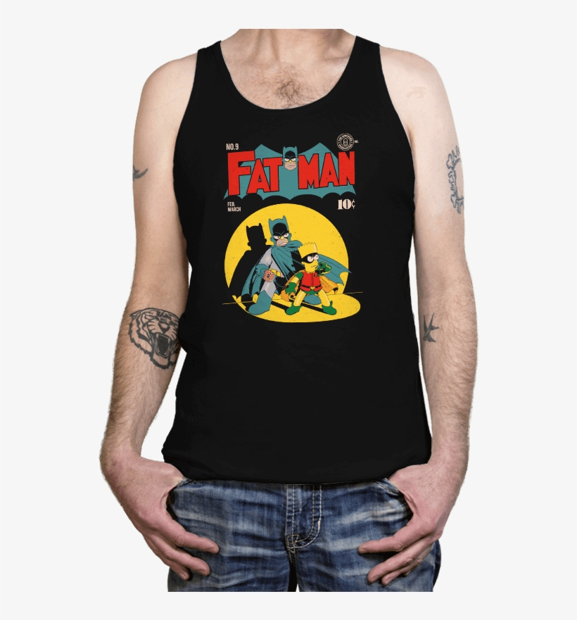 Fat Man - Tanktop - Tanktop - Ript Apparel - Ript Apparel The Bart ...
