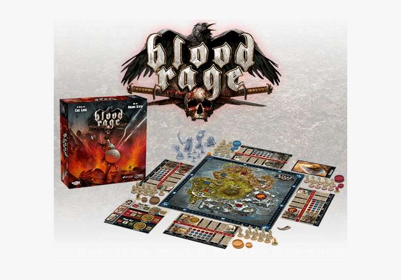 Download Blood Rage - Blood Rage Game Night Kit | Transparent PNG ...