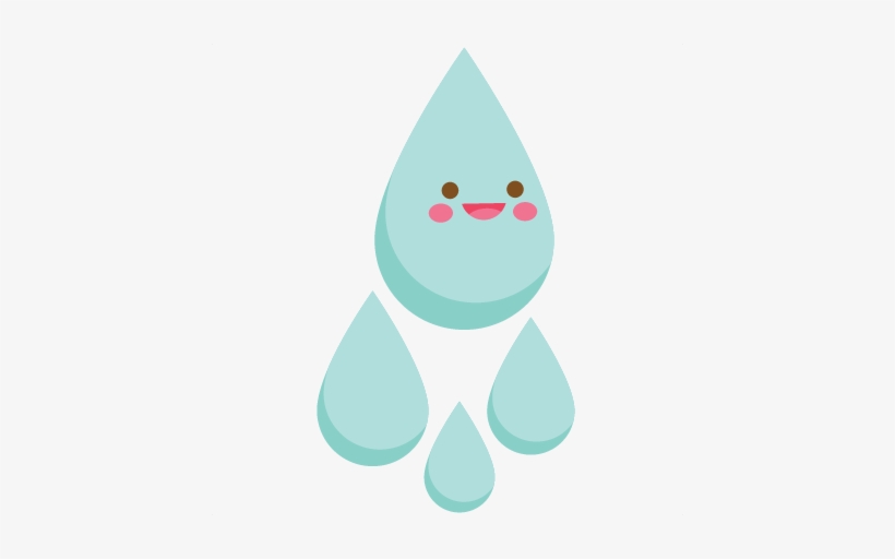 Download Happy Raindrop Svg Scrapbook Cut File Cute Clipart - Happy Raindrop With Transparent ...