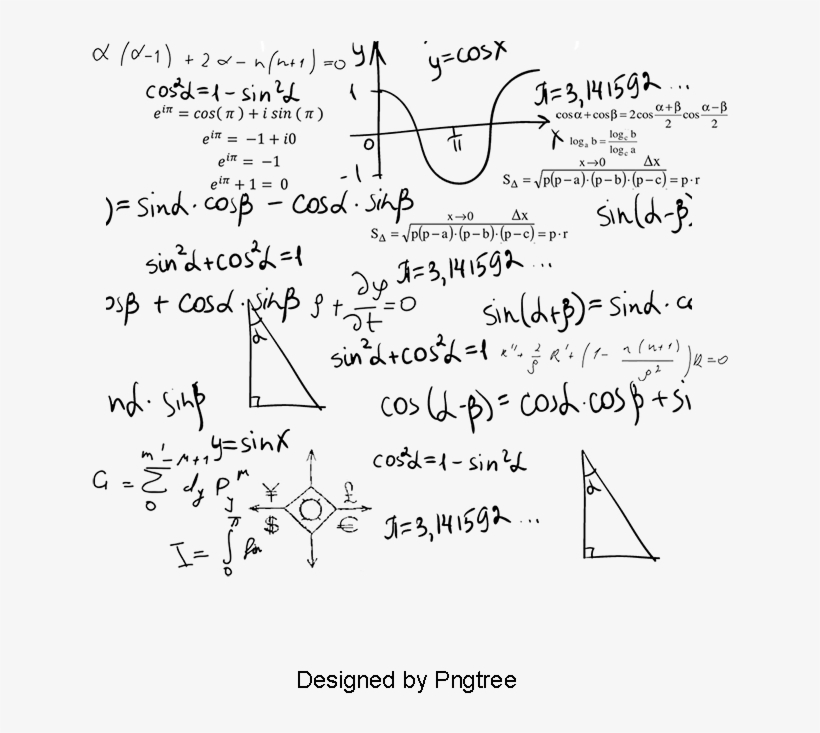 Mathematical Notes, Float, Vector Png And Vector - Mathematics PNG ...