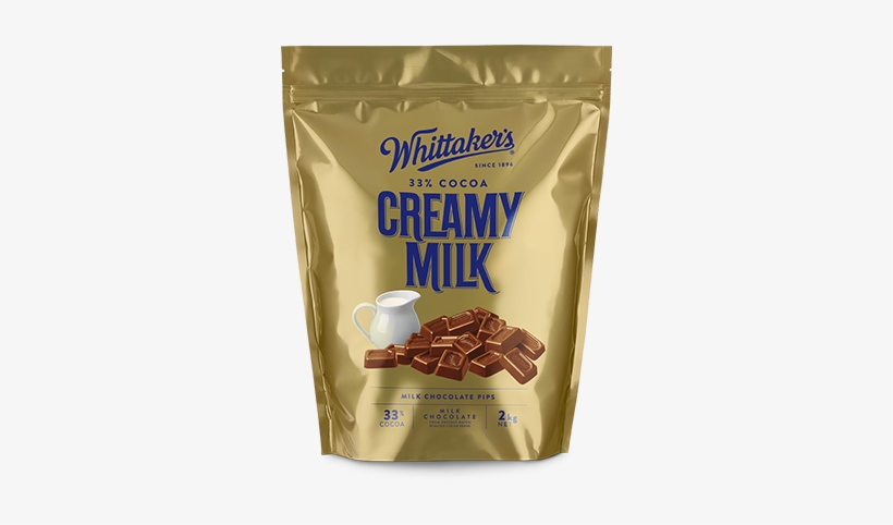 Creamy Milk Pips - Whittakers Block - Creamy Milk - PNG Image ...