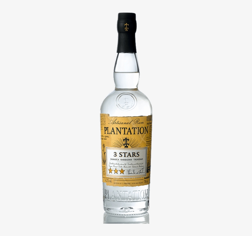 Plantation 3 Stars White Rum - Plantation White Rum PNG Image ...