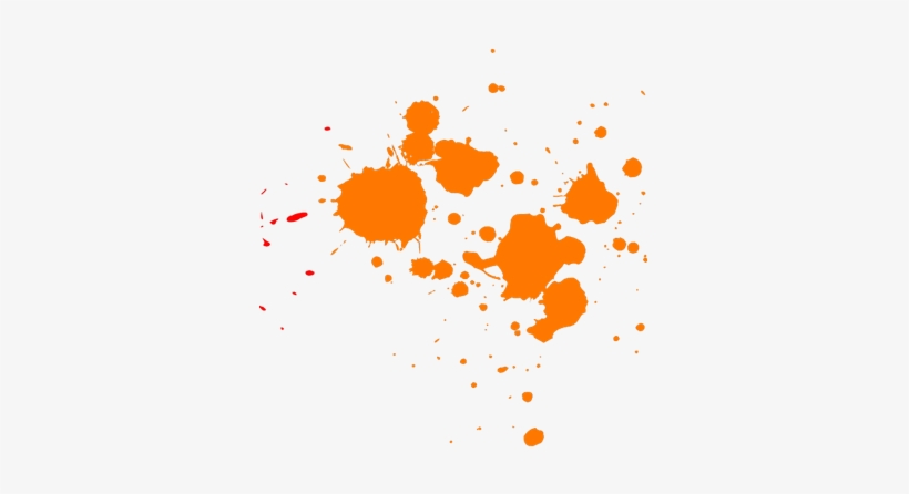 Orange Paint Splatter Transparent Png - Paint Splatter Transparent PNG ...