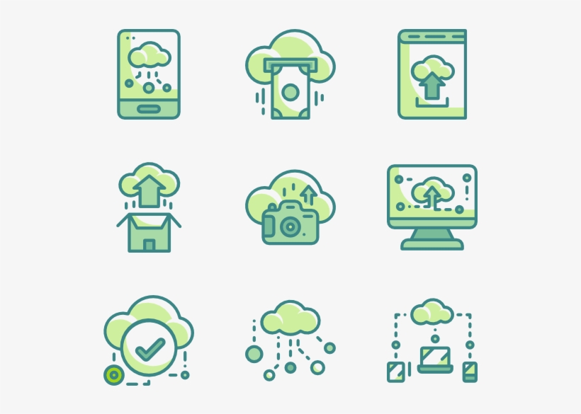Cloud Technology - Png Icon Green City PNG Image | Transparent PNG Free ...
