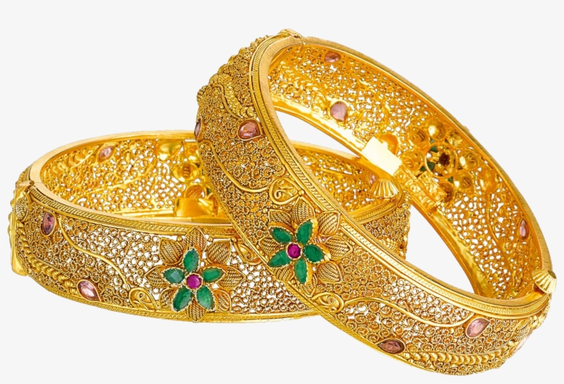 Welcome To Jyoti Alankar Jewellers - Gold Bangle Designs India PNG ...