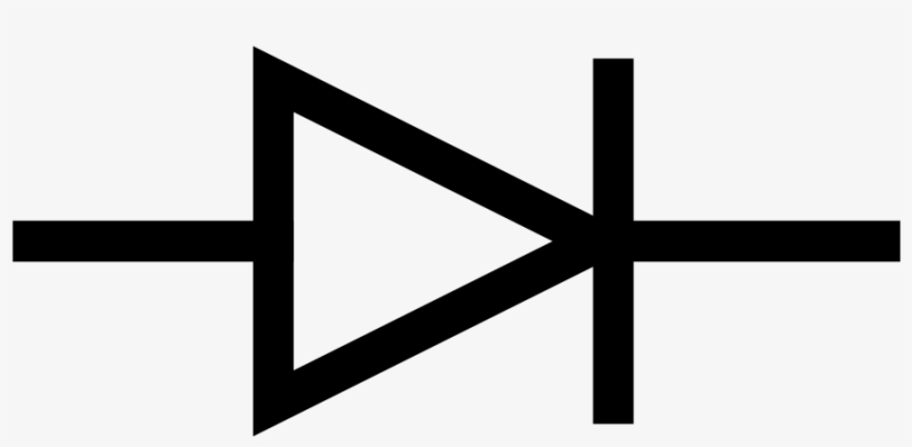 Iec Diode Symbol Svg Vector File, Vector Clip Art Svg - Light Emitting ...