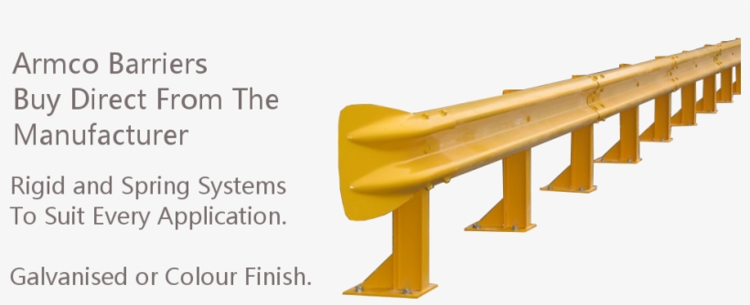Motorway Barriers - Yellow Armco Barrier PNG Image | Transparent PNG ...