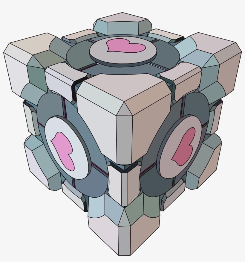 Companion Cube Png - Cube Companion PNG Image | Transparent PNG Free ...