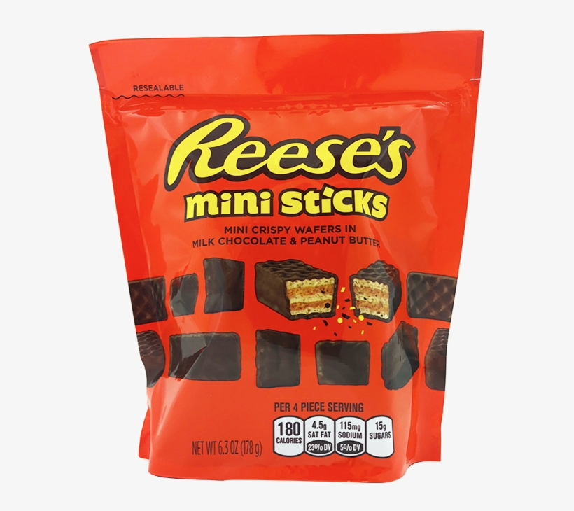 Reese's Mini Sticks - Reese's Peanut Butter Cups PNG Image ...