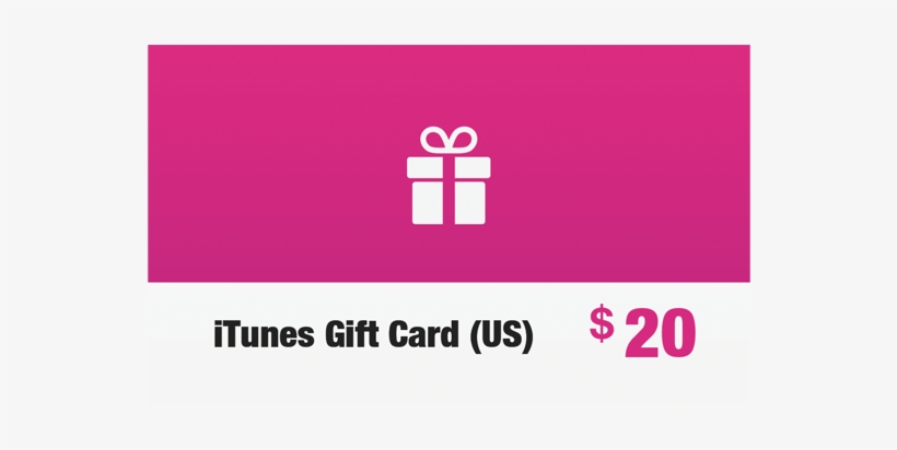 Usd20 Itunes Gift Card - Graphic Design PNG Image | Transparent PNG ...