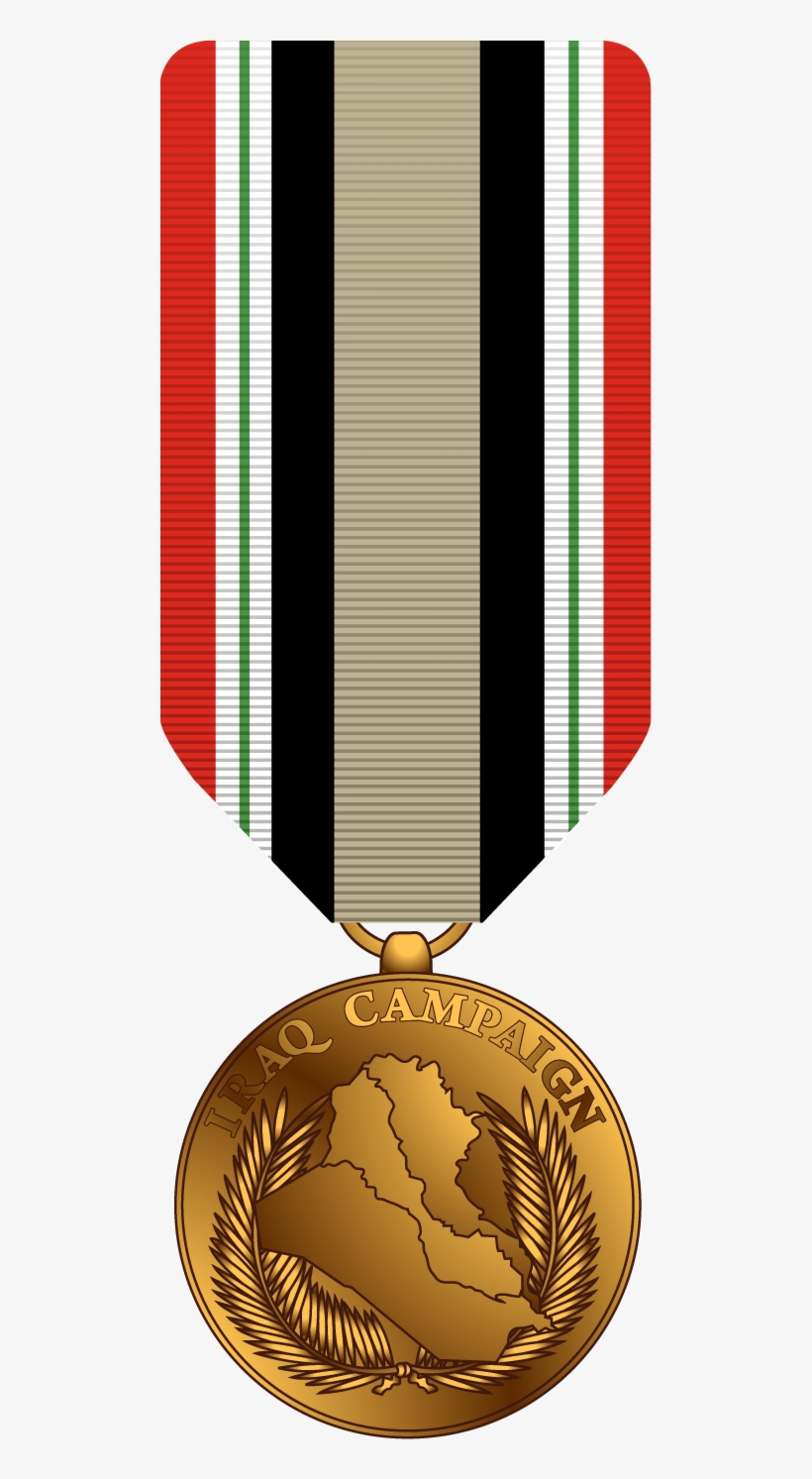 Iraq Campaign Military Medal - Gold Medal PNG Image | Transparent PNG ...