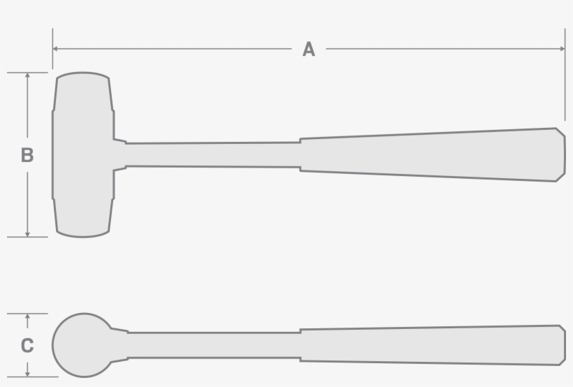 Double-faced Soft Mallet - Tool PNG Image | Transparent PNG Free ...
