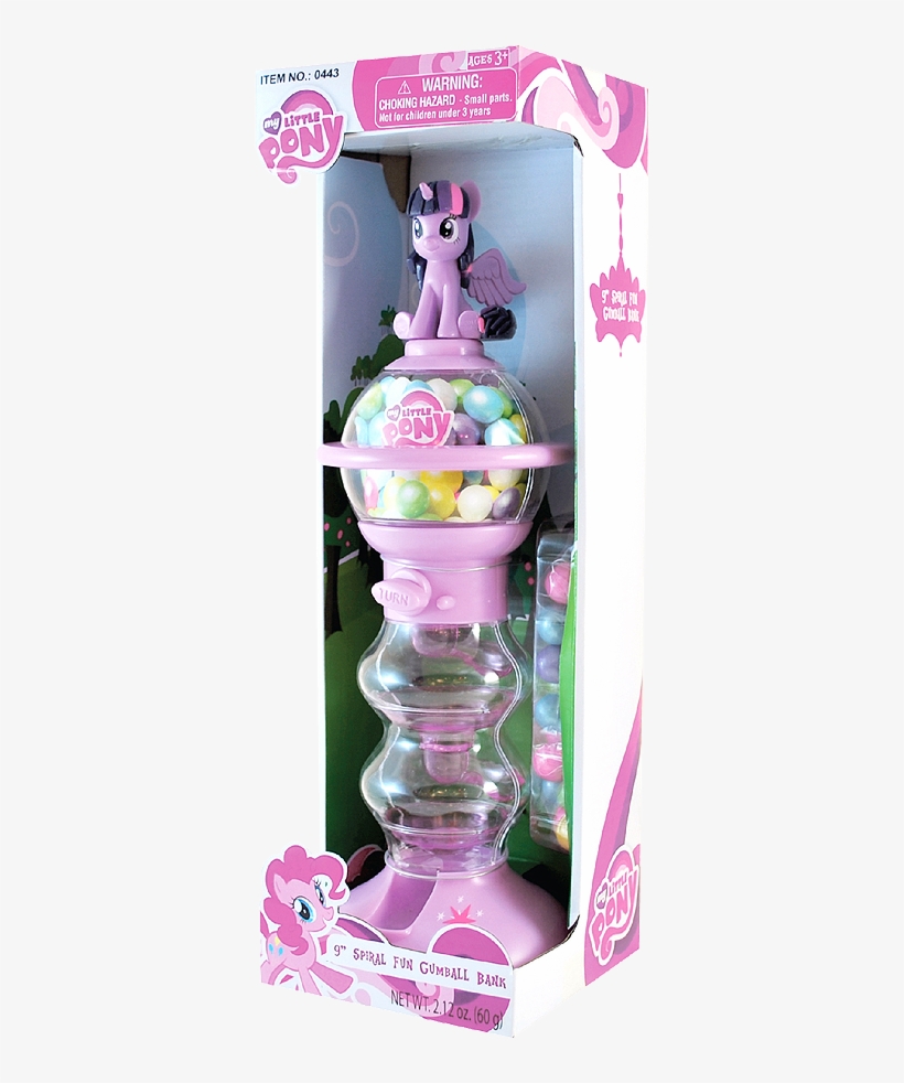 Mlp Sweet N Fun 9 Inch Spiral Fun Gumball Bank - My Little Pony PNG ...