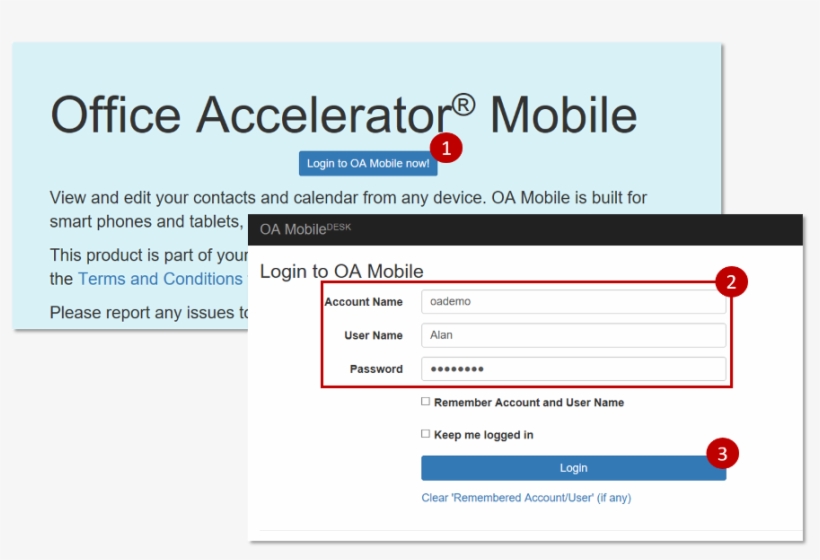 Enter Your Accelerator Account Login Information Then - Home Office PNG ...
