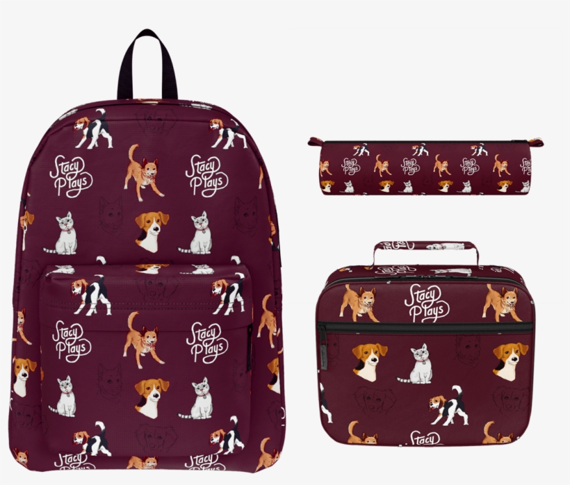 Lunch Box Clipart Empty Pencil Case - Stacyplays Merch Backpack PNG ...
