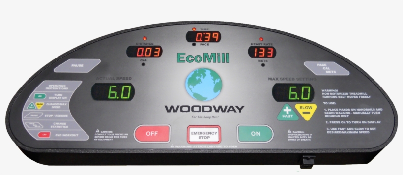 Display - Woodway Eco Treadmill PNG Image | Transparent PNG Free ...
