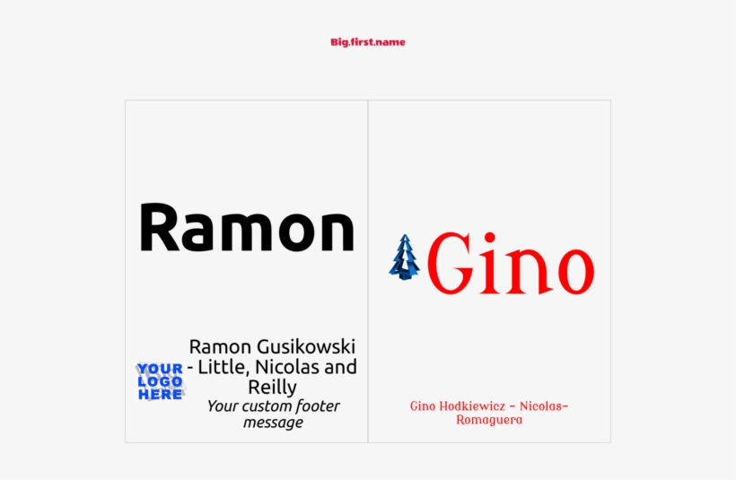 Nametag Name Badge Landscape Template For 4-1, 4" - Colorfulness PNG ...