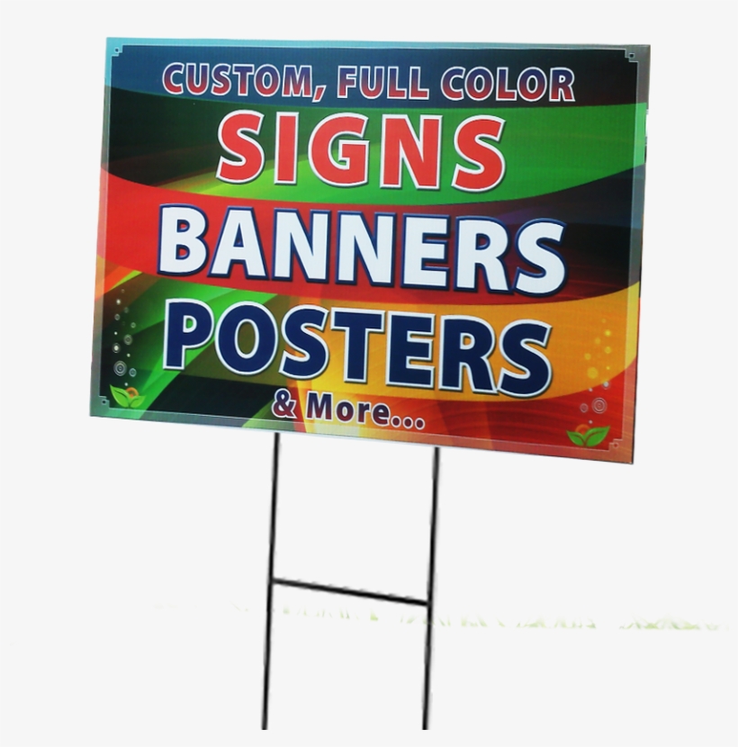 Download Coroplast Yard Sign - Poster | Transparent PNG Download | SeekPNG