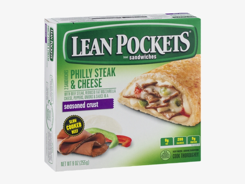 Lean Pockets Sandwiches Philly Steak & Cheese Seasoned - Lean Pockets ...