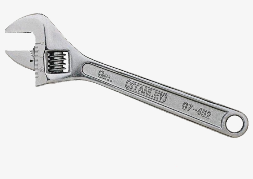 Stanley 100mm/4" Adjustable Wrench Ths87430 - Adjustable Spanner PNG ...