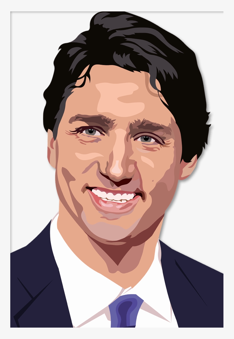 Download Trudeau And The Liberals - Justin Trudeau Cartoon Face ...