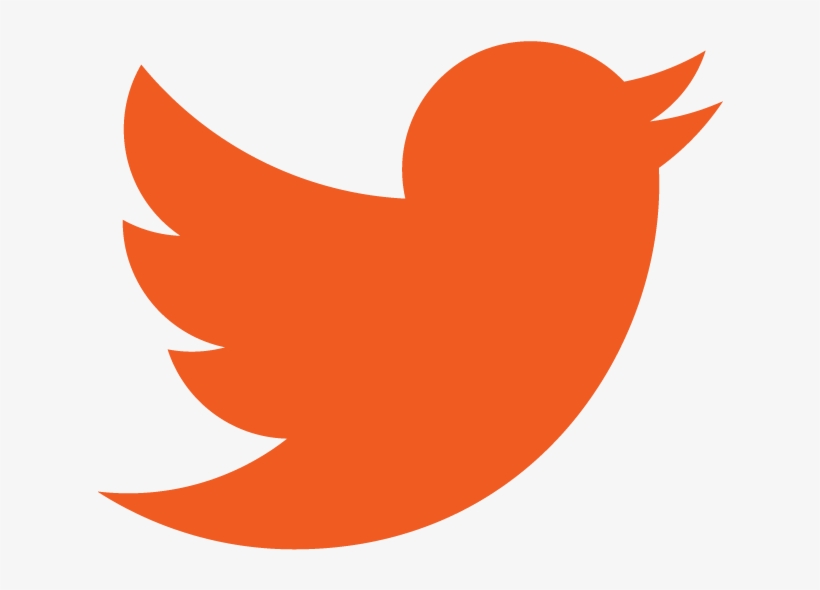 Item Information - Red Twitter Logo Orange PNG Image | Transparent PNG ...