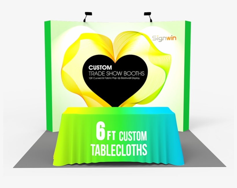 10x10ft Standard Trade Show Booth - Heart PNG Image | Transparent PNG ...