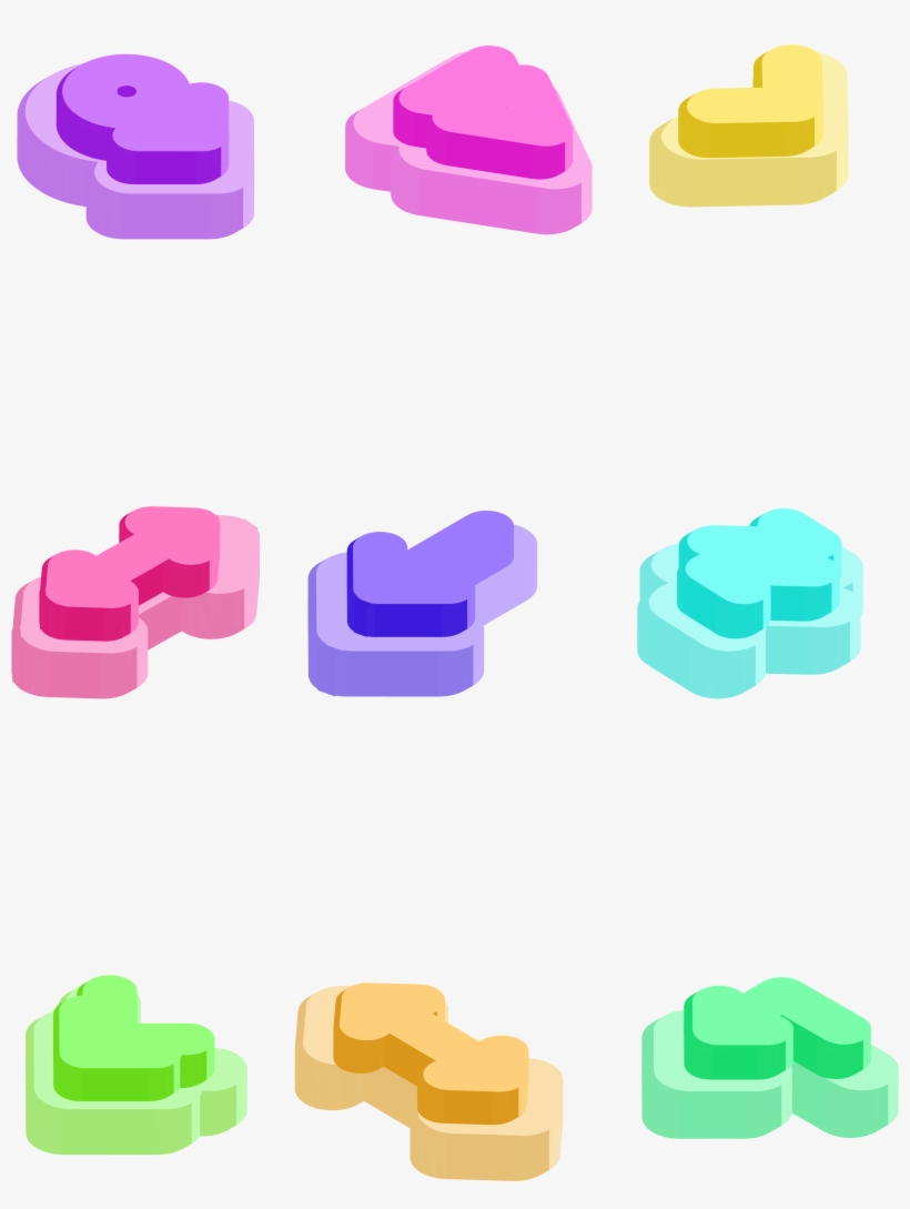 Arrow Direction Color Vector Png And Image PNG Image | Transparent PNG ...