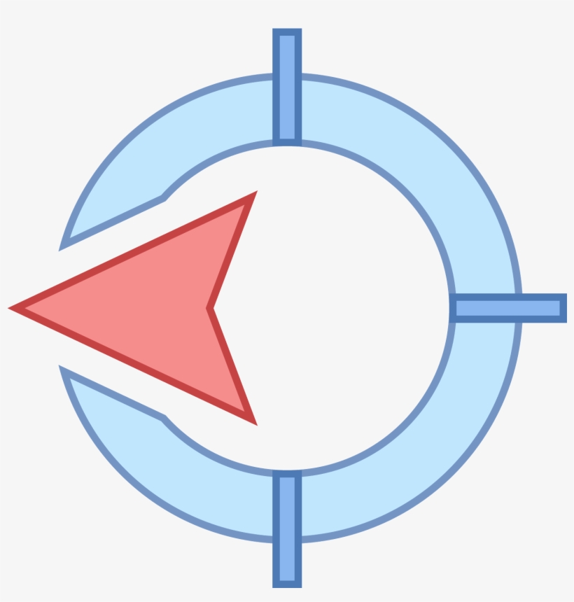 Direction Ouest Icon - Cross Hair Icon Blue PNG Image | Transparent PNG ...