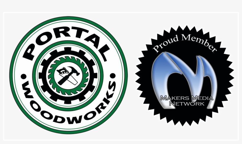 Mens Gildan Shirt With Mmn Logo And Portal Woodworks - Emblem PNG Image ...