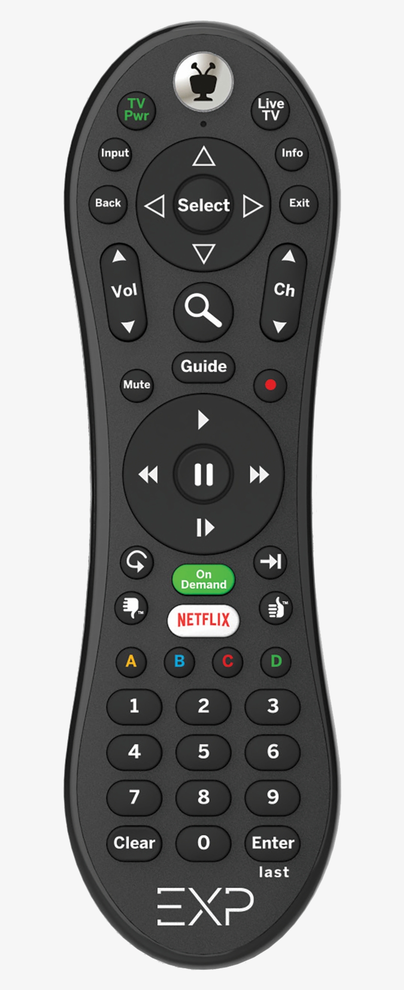 Quick Reference - Tivo Remote Netflix Button PNG Image | Transparent ...