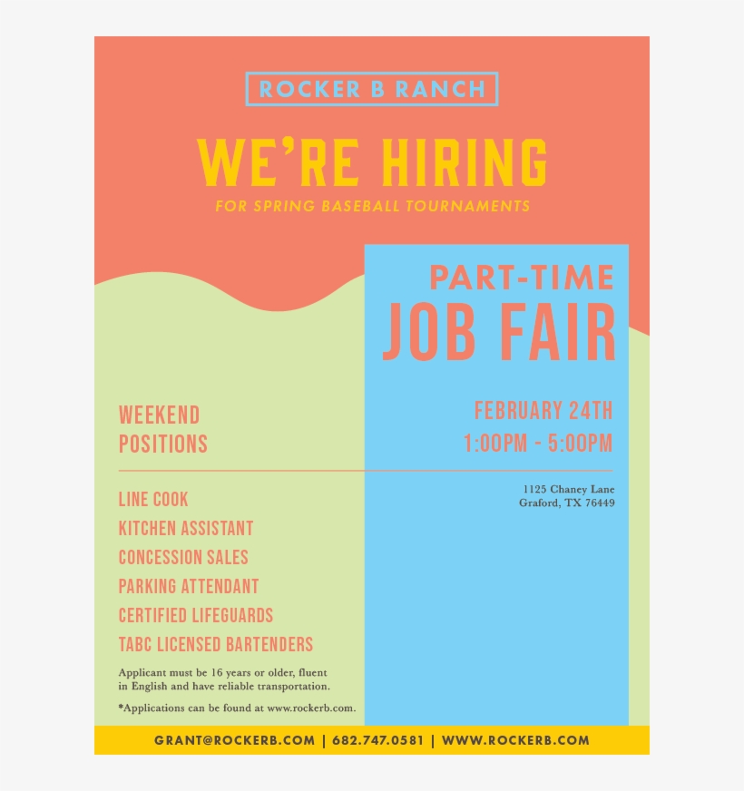 Download Job Fair Flyer Design - Orange | Transparent PNG Download ...