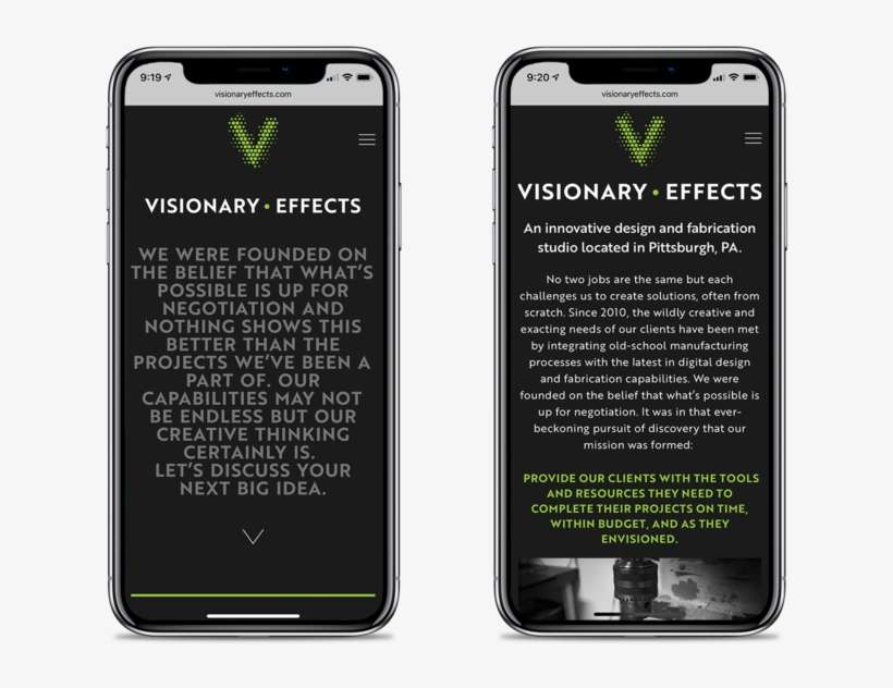 Design And Architecture Website Visionary Effects Bootstrap ...