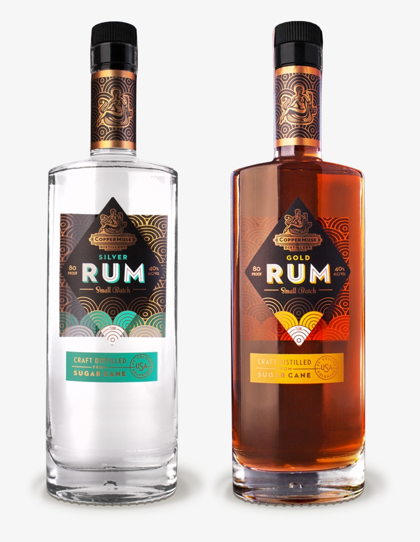 Coppermuse Distillery Rum - Rum Packaging Design PNG Image ...