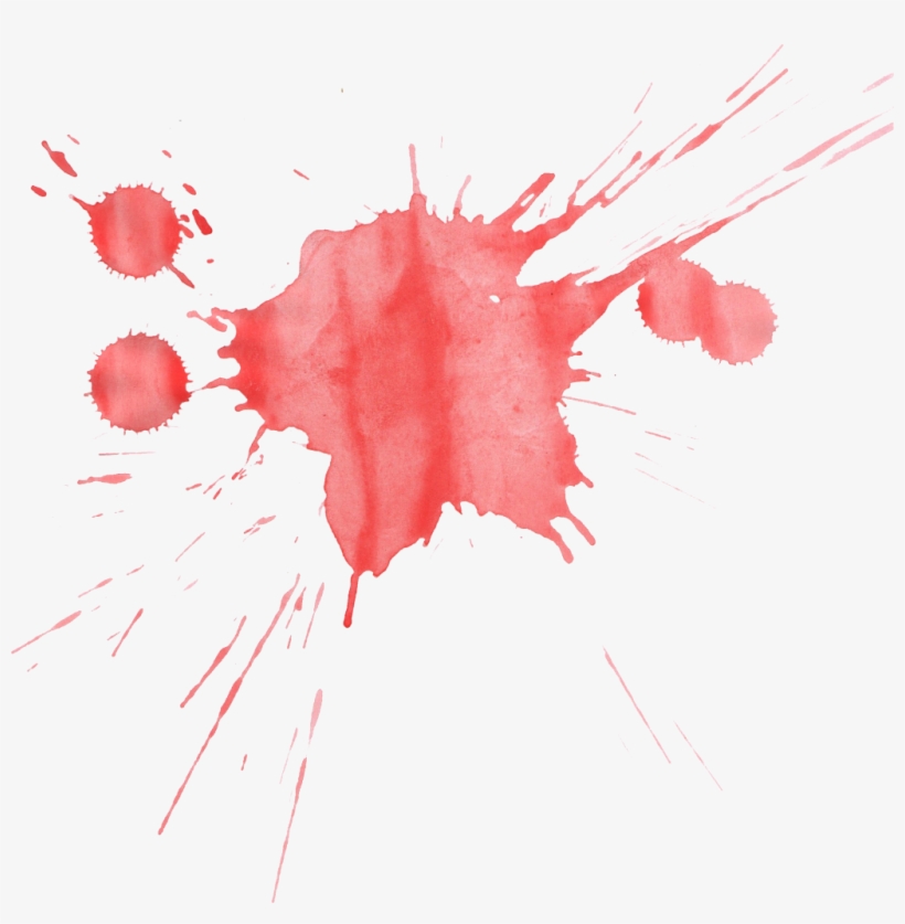Download 21 Red Watercolor Splatter - Watercolor Painting | Transparent ...
