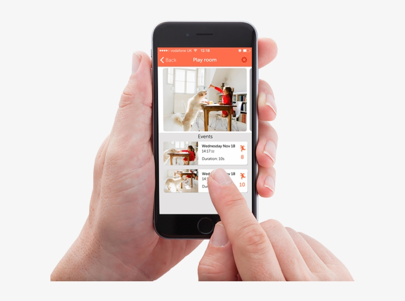 Hands Holding Phone Displaying Manything App - Manything App PNG Image ...