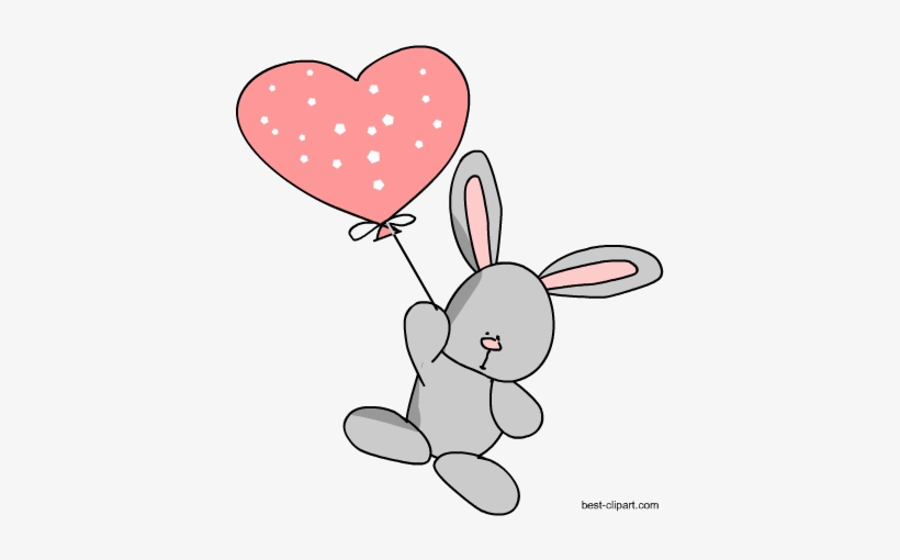 Bunny And Balloon Clip Art - Clip Art PNG Image | Transparent PNG Free ...