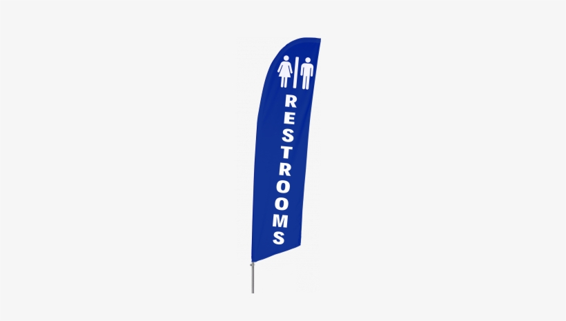 Bowflag Stock Design Restroom Flag Banner - Restroom Flag PNG Image ...