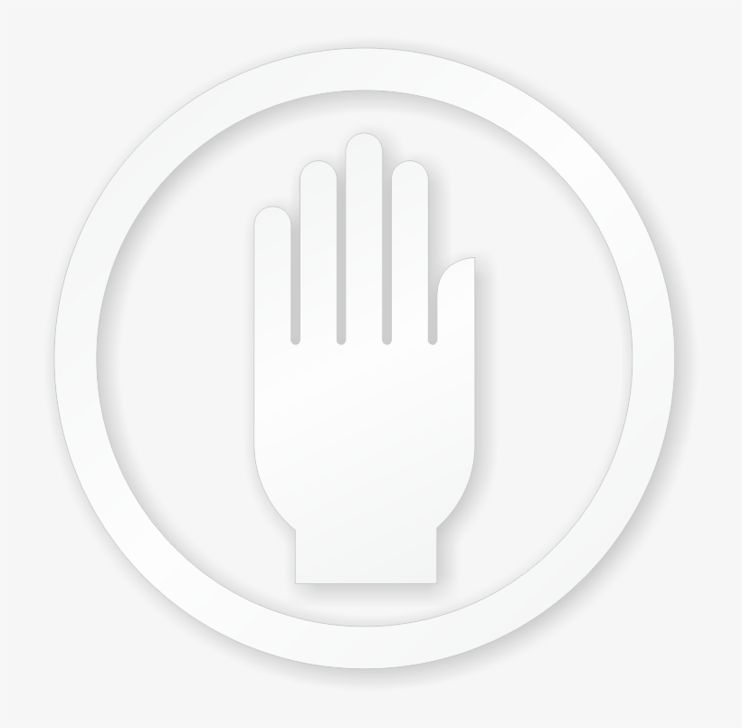 Download Do Not Enter Glass Door Awareness Decal - Do Not Enter Hand ...