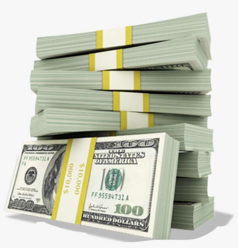 Download Stacks Racks Hundreds Cash Money - Stacks Of Money Transparent ...